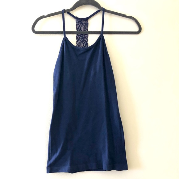 coobie | Tops | Fitted Cami With Lace Racerback | Poshmark